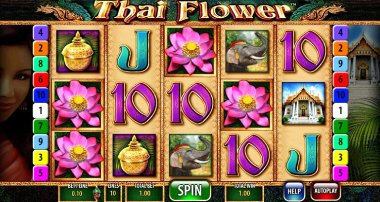 Thai Flowers megaways slot game online - play for free